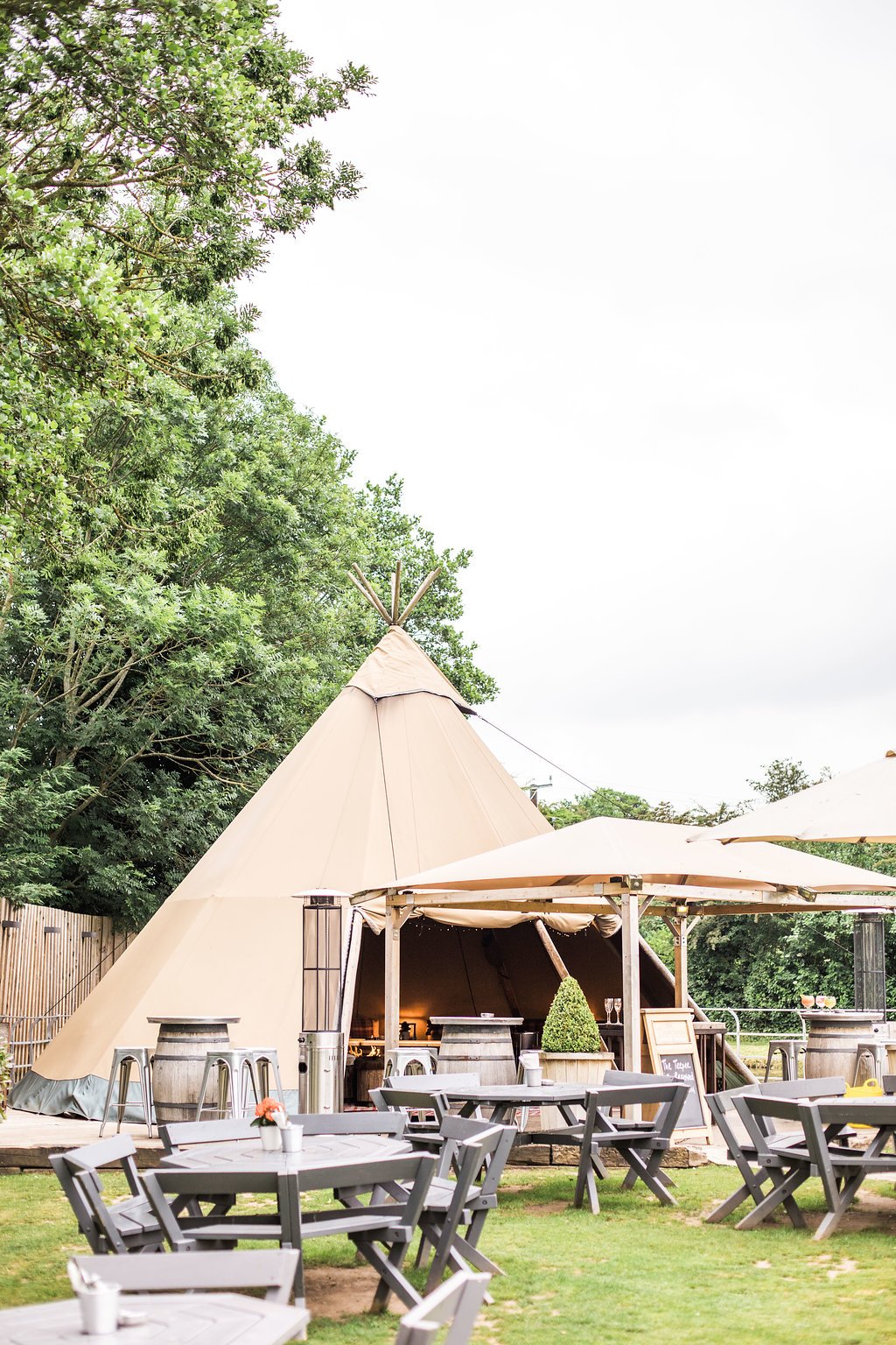 Tepee Hire at The Queen's Head | Outdoor Dining & Private Events